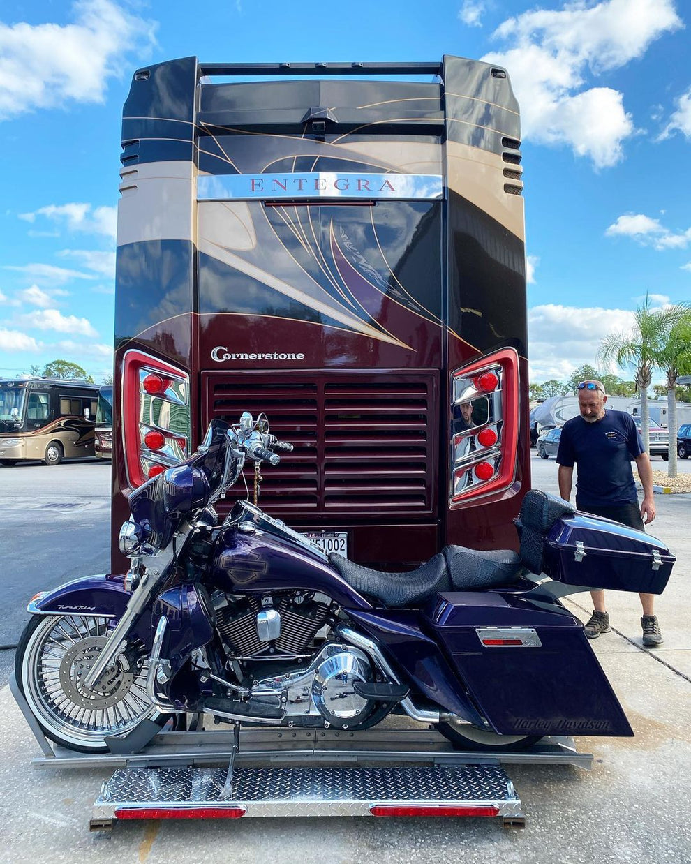 4288 Class A Motorhome Motorcycle Lift ,1,000 lb capacity – Hydralift ...