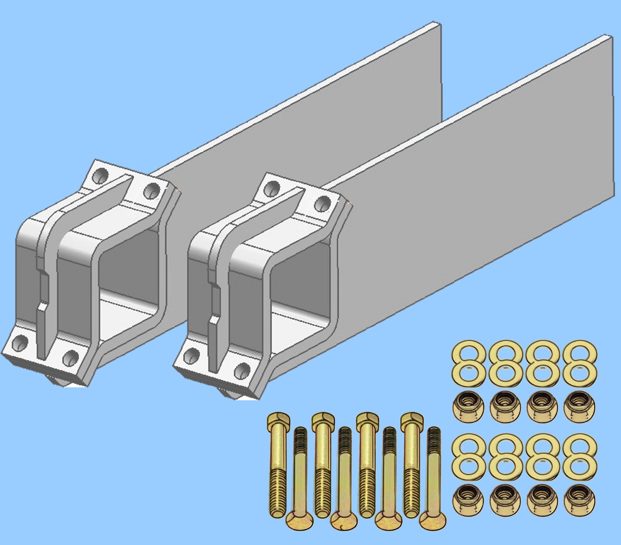 Hydralift Universal Frame Saddle Brackets - FM624 – Hydralift Cargo Lifts